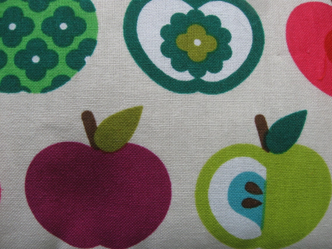 Printed Apple Print Padded Makeup Jewelry Bag - Etsy