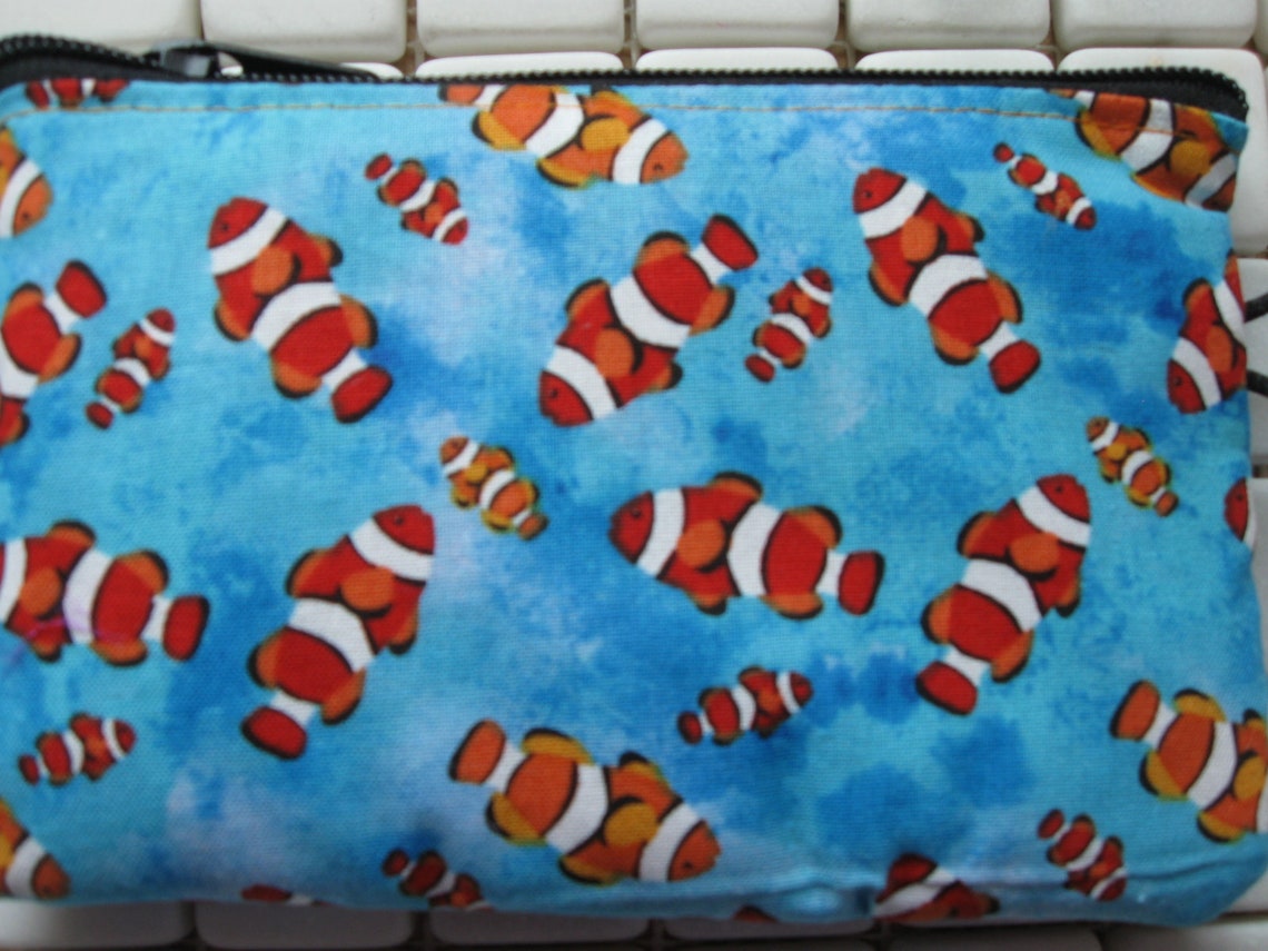 Clown Fish in Water Look Padded Bag - Etsy