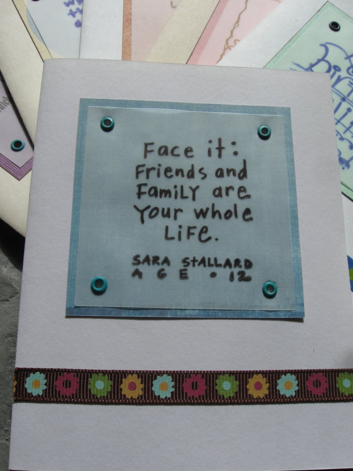 Kids Quotes and Birthday Card Greeting Cards Set - Etsy