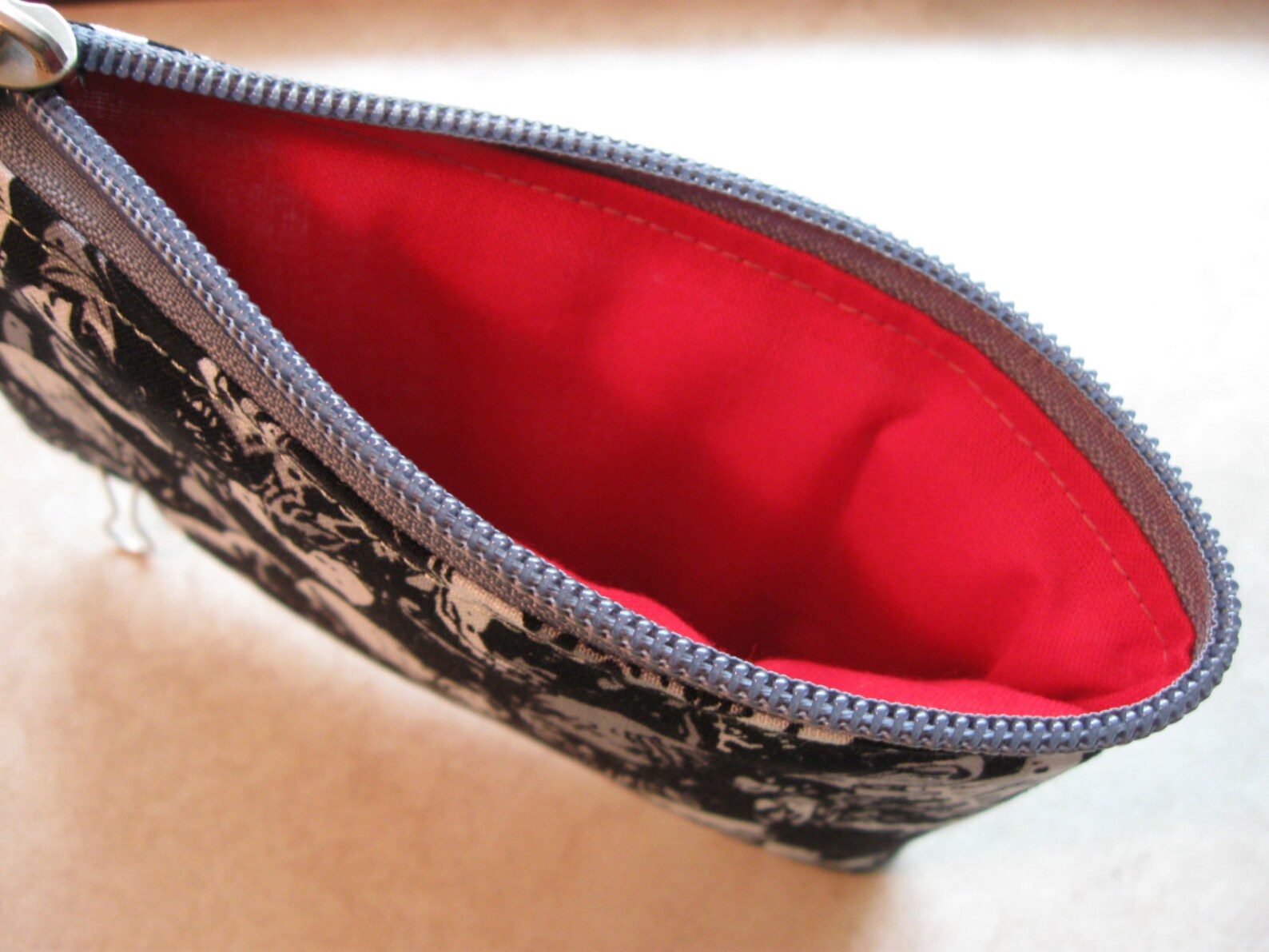 Zombie faces print padded zipper bag | Etsy