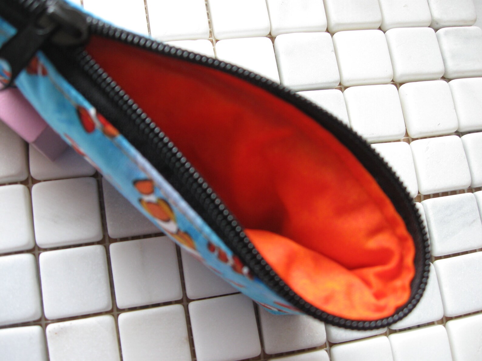 Clown Fish in Water Look Padded Bag - Etsy