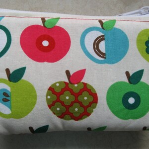 Printed Apple Print Padded Makeup Jewelry Bag - Etsy