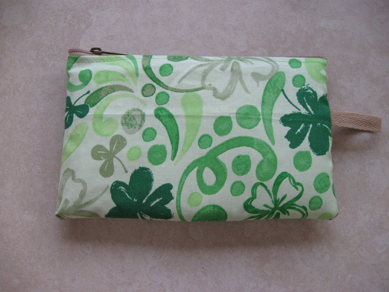 Watercolor Shamrocks Print Large Padded Bag - Etsy