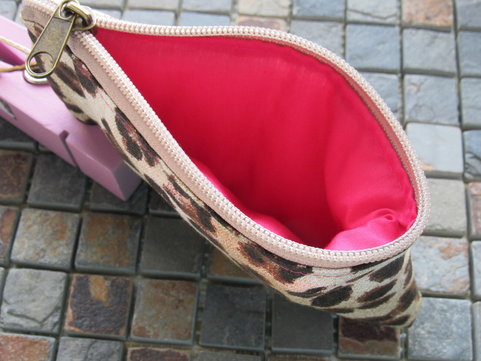 Animal Print Padded Zipper Bag - Etsy