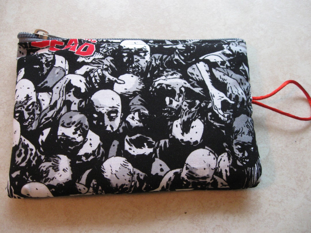 Zombie Faces Print Padded Zipper Bag - Etsy