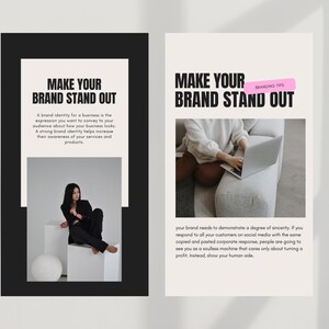 Social Media Templates for Female Entrepreneurs - Canva Templates for ...