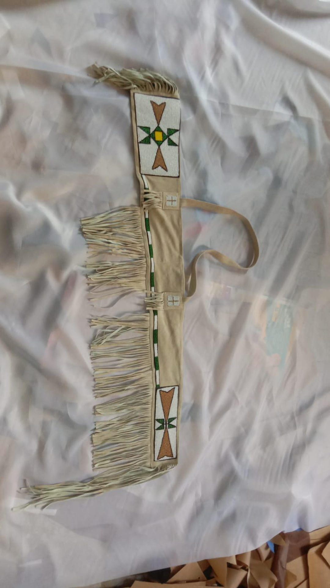 Native Indian Handmade Beaded Rifle Scabbard, Native American Style ...