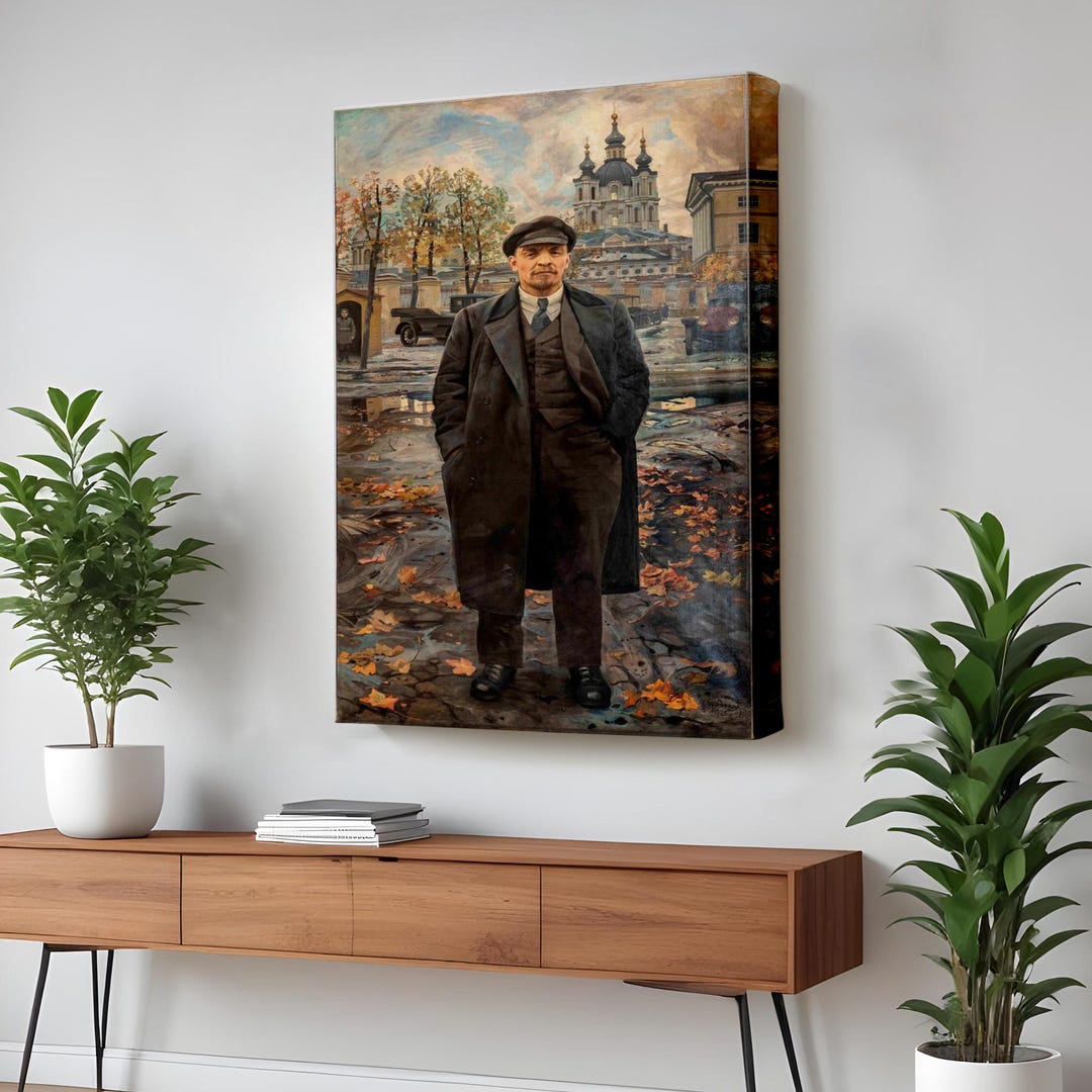 Vladimir Lenin Soviet Era Russia Decorative Wall Art, Housewarming ...