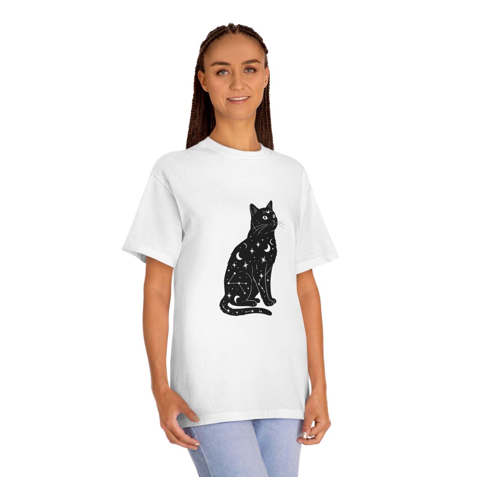 Mystical Cat SVG PNG Bundle Constellation Moon Star Clipart Celestial ...