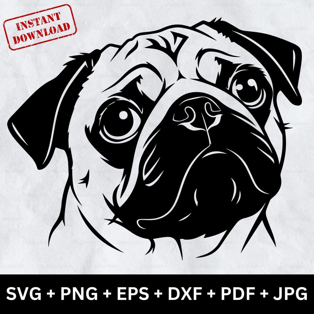 Cute Dog SVG Puppy Silhouette Clipart Vector Pet Doggie Design for ...