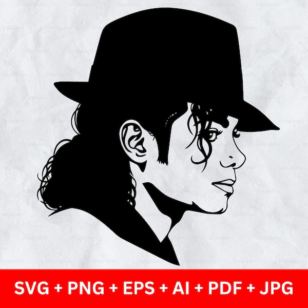 Michael Jackson Svg - Etsy