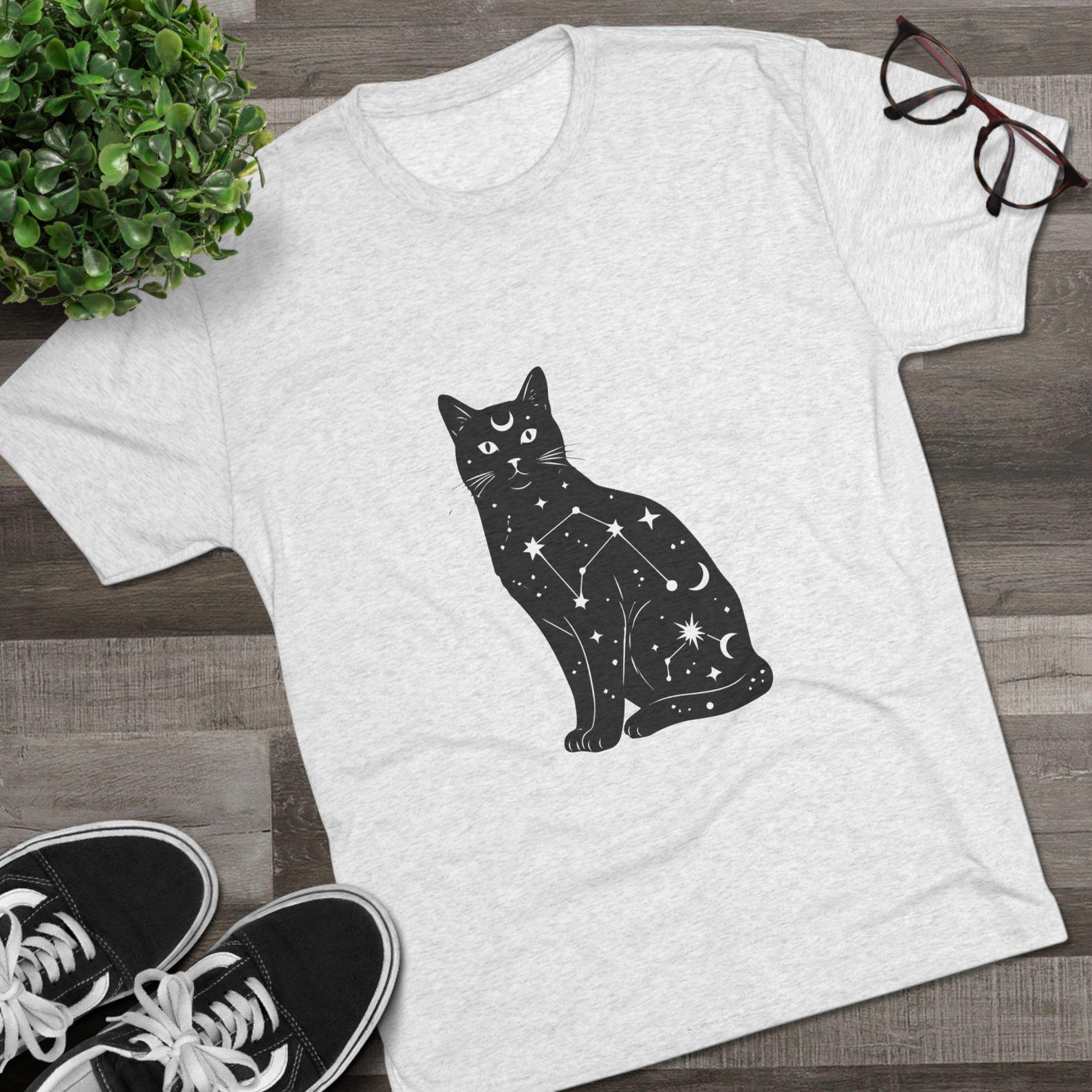 Mystical Cat SVG PNG Bundle Constellation Moon Star Clipart Celestial ...