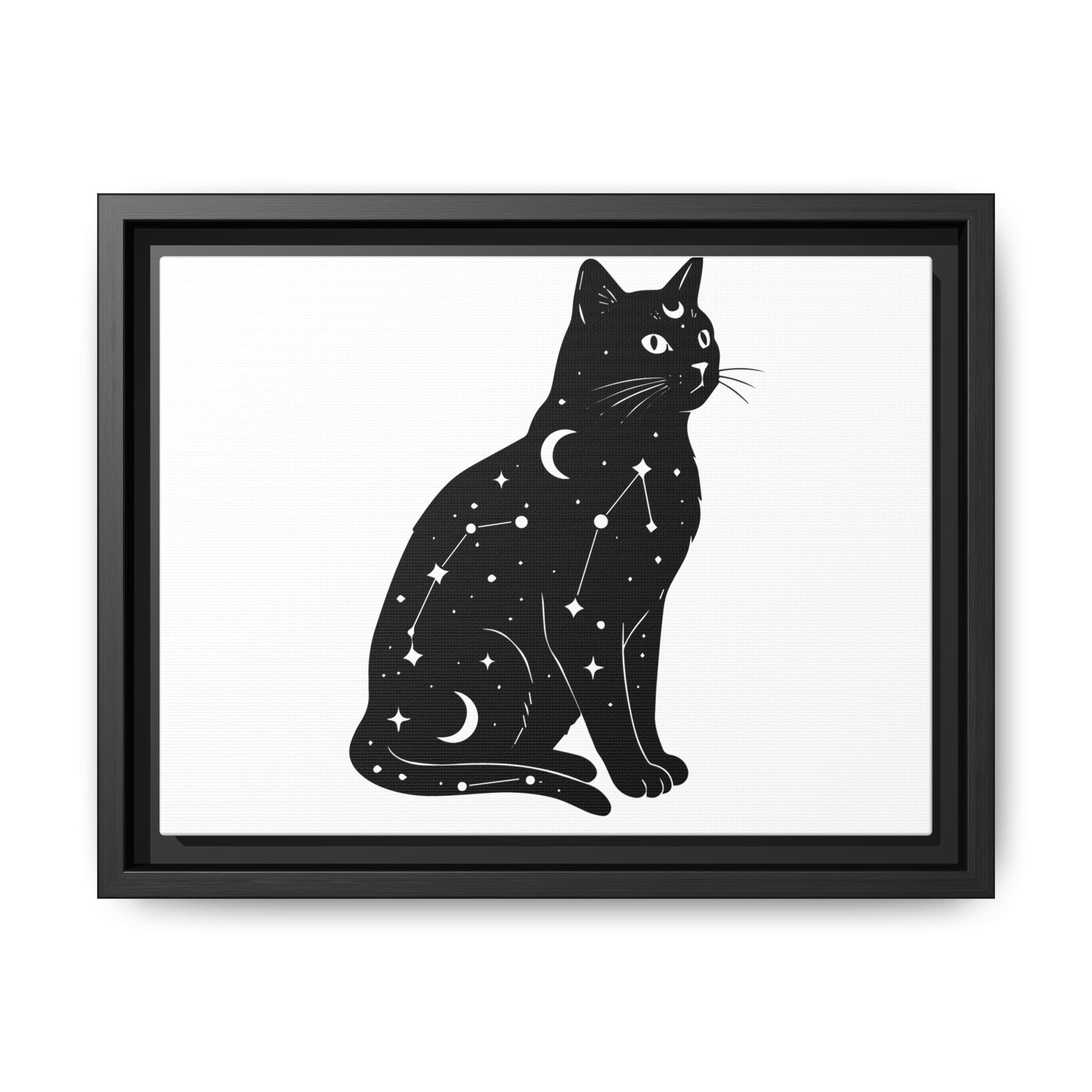 Mystical Cat SVG PNG Bundle Constellation Moon Star Clipart Celestial ...