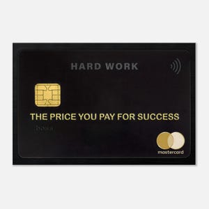 Black Credit Card, Money Mindset Canvas Wall Decor and Inspirational ...