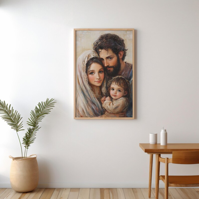 Holy Family | Christian Printable | Mother Mary | St Joseph | Baby ...