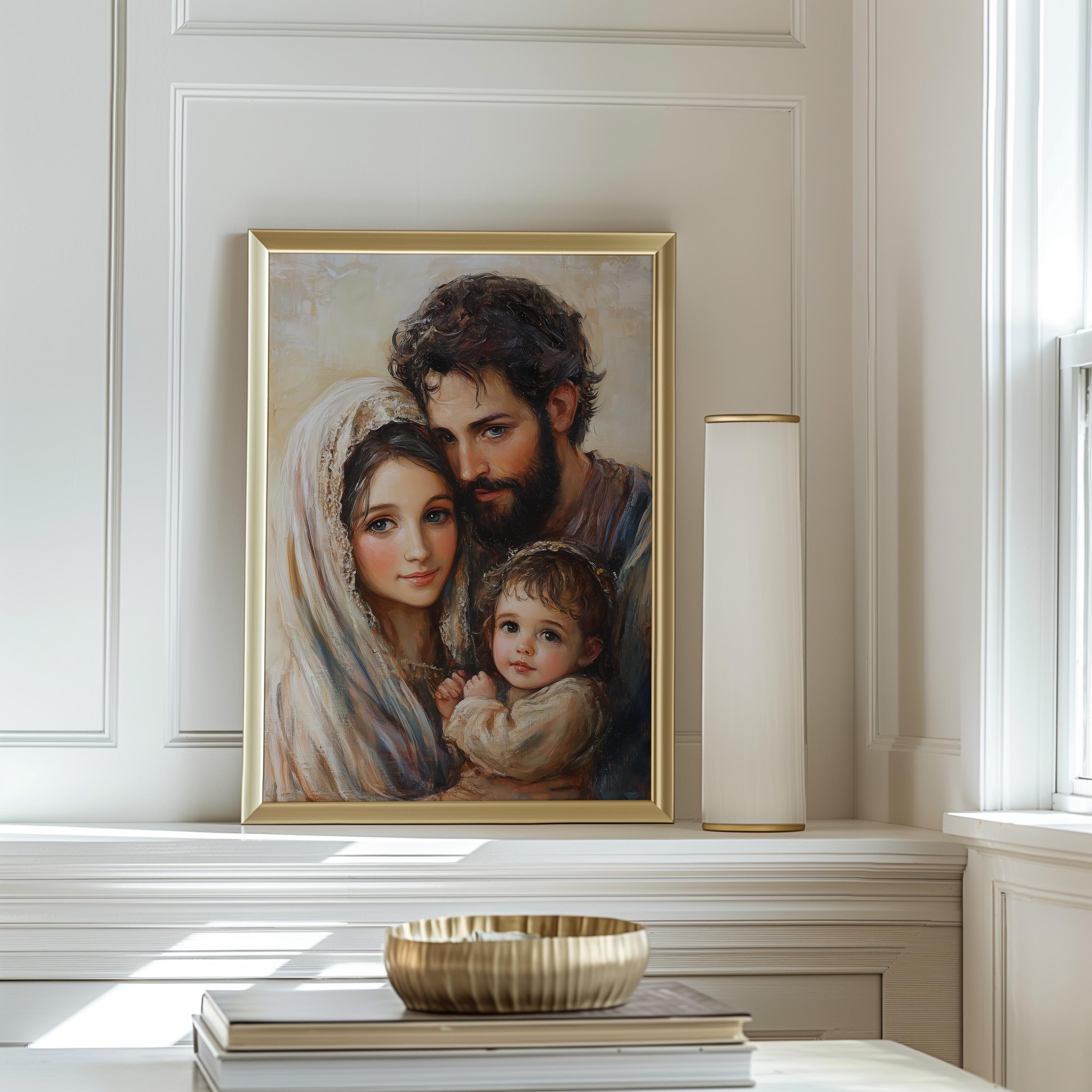 Holy Family | Christian Printable | Mother Mary | St Joseph | Baby ...
