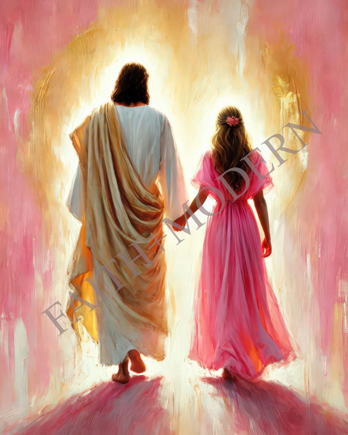 5 Digital Downloads of Jesus and Women | Jesus Woman Art, Christian ...