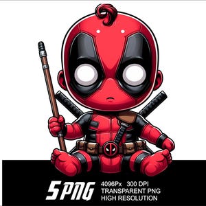 5 PNG Baby Hero Deadpool Design Super Hero Baby PNG High Resolution ...