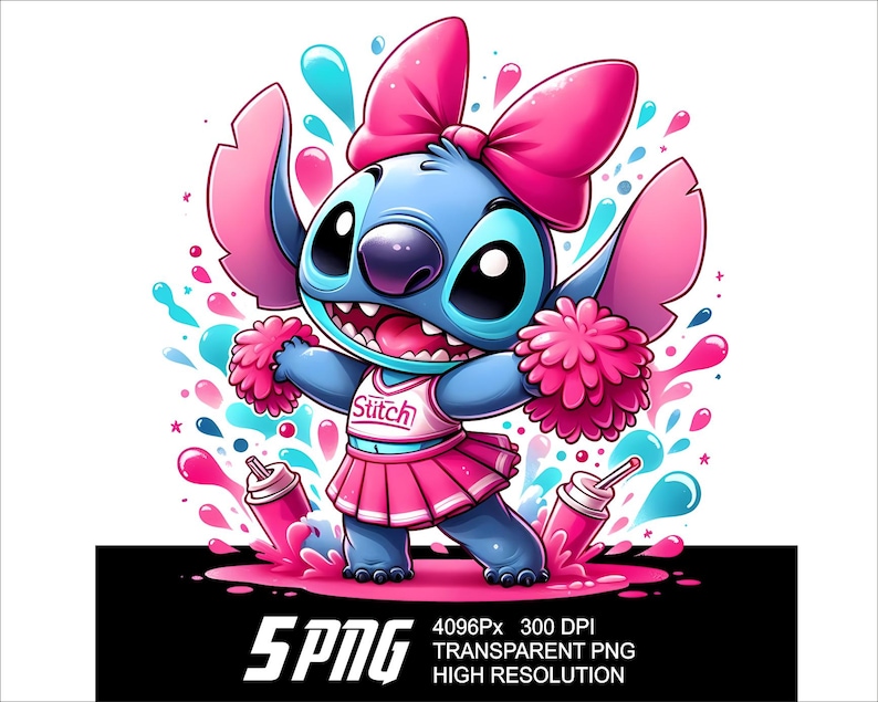 5 PNG Stitch Girl Cheer Angel Design Stitch Angel Png High Resolution ...