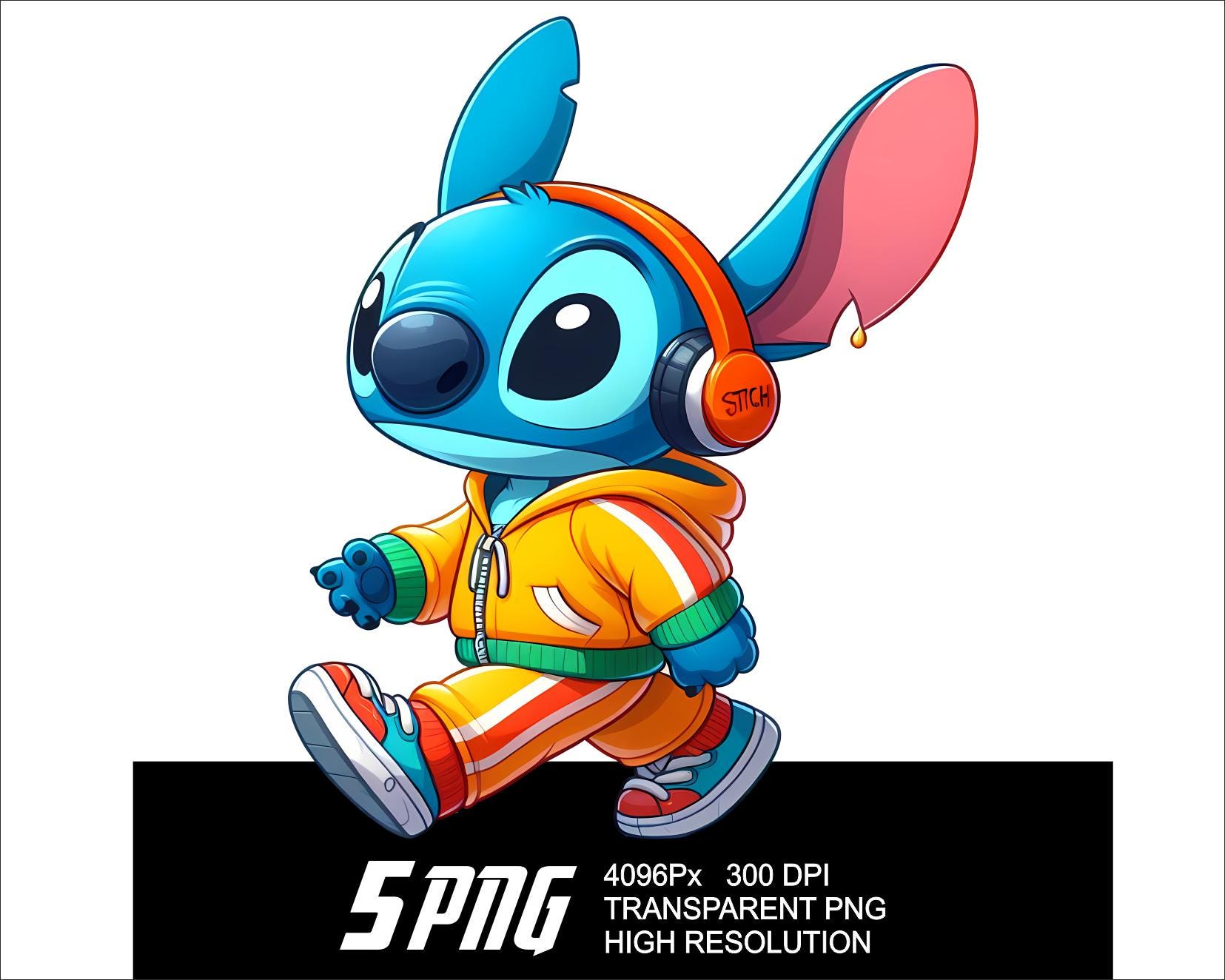 5 PNG Stitch Walking Tracksuit Design Walking Stitch Png High ...