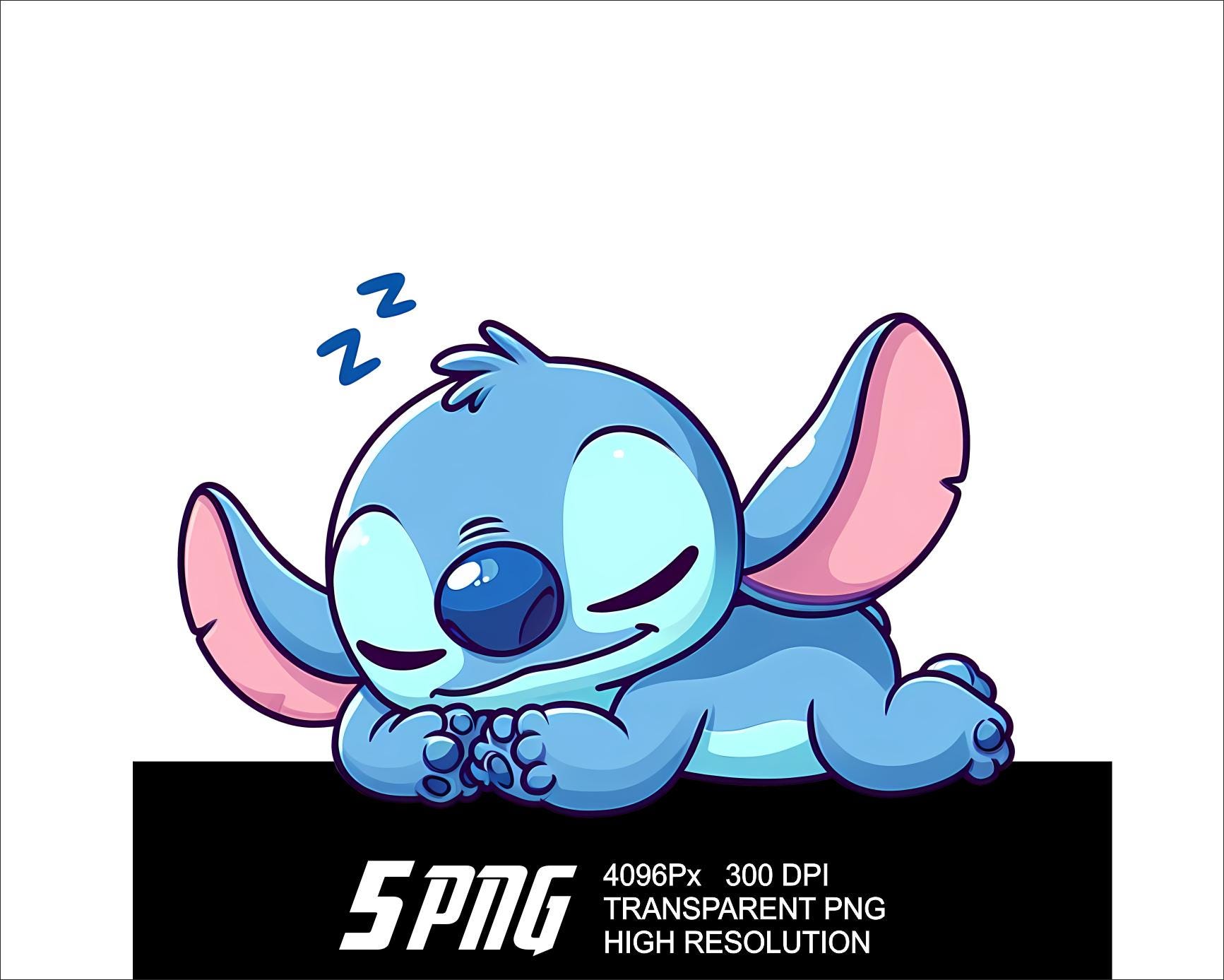 5 PNG Stitch Baby Sleep Design Stitch Sleep High Resolution 4096px ...