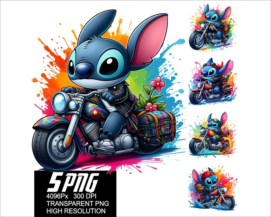 5 PNG Stitch Motorcycle Racer Design Racer Stitch Png High Resolution ...