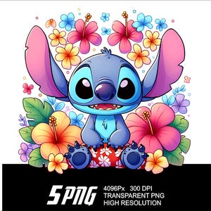 5 PNG Stitch Flowers Design Stitch Love Flowers Png High Resolution ...