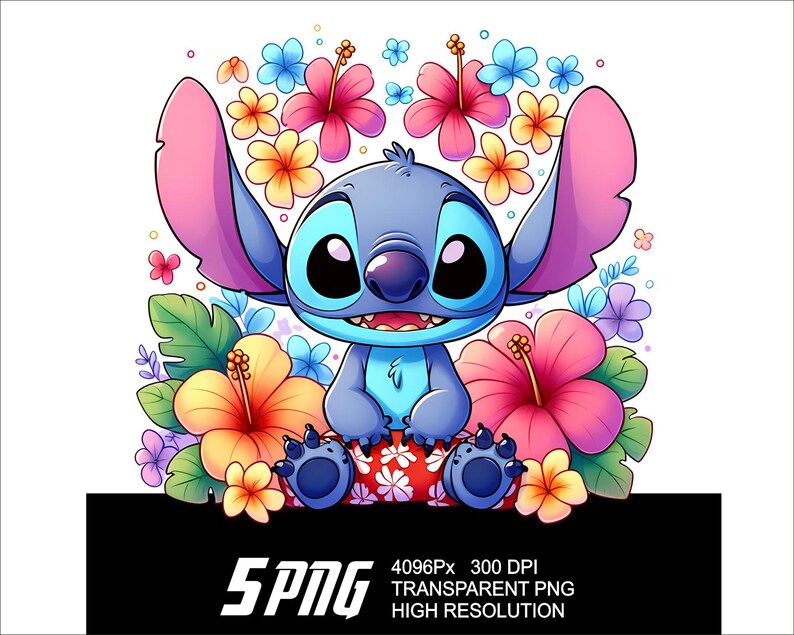 5 PNG Stitch Flowers Design Stitch Love Flowers Png High Resolution ...