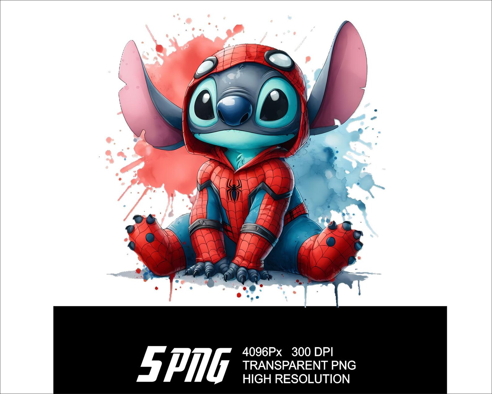 5 PNG Stitch Spider Hero Costume Design Stitch Png High Resolution ...