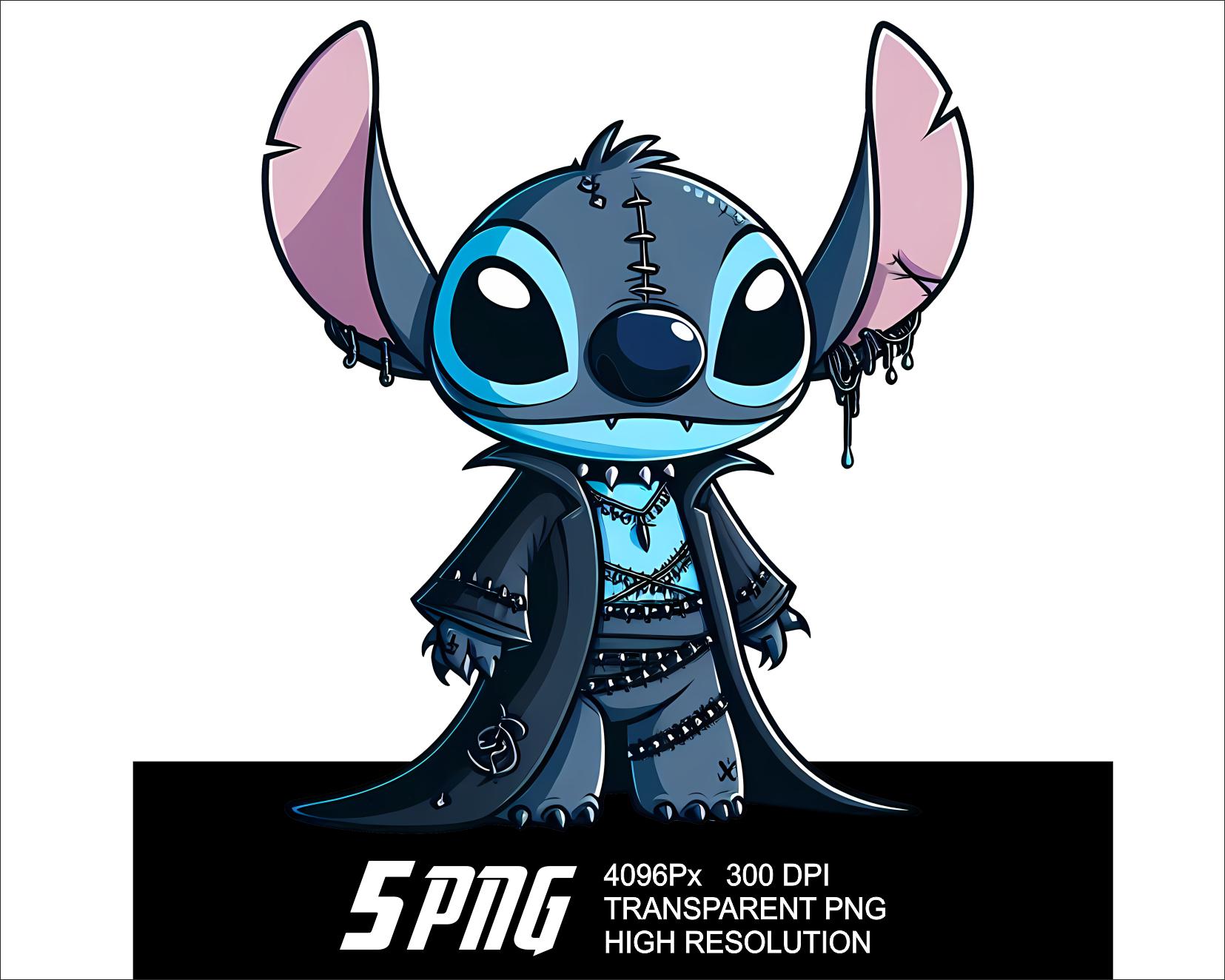 5 PNG Stitch Gothic Design Png Gothic Stitch Vampire Png High ...