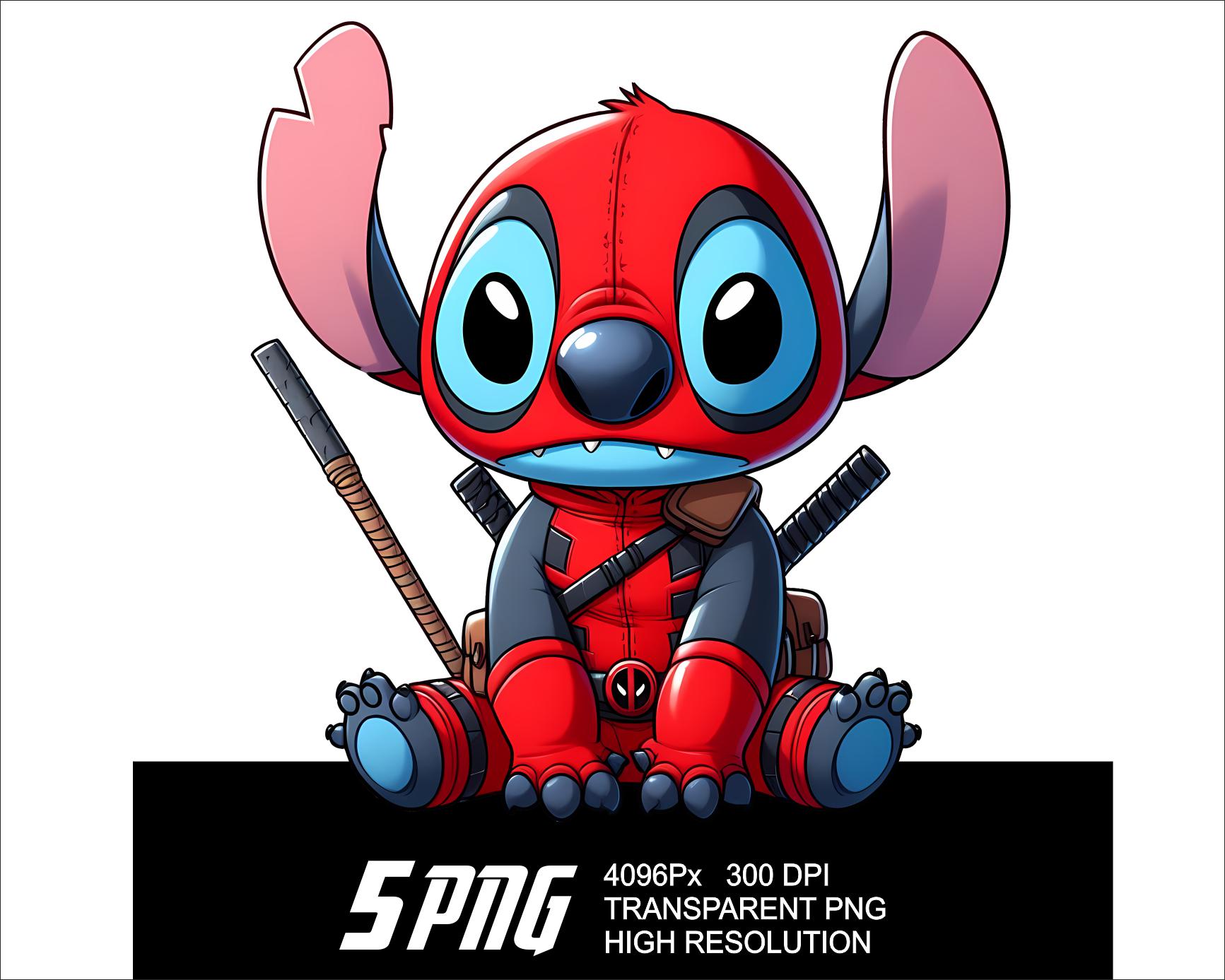 5 PNG Stitch Hero Deadpool Design Heroes Stitch Png High Resolution ...
