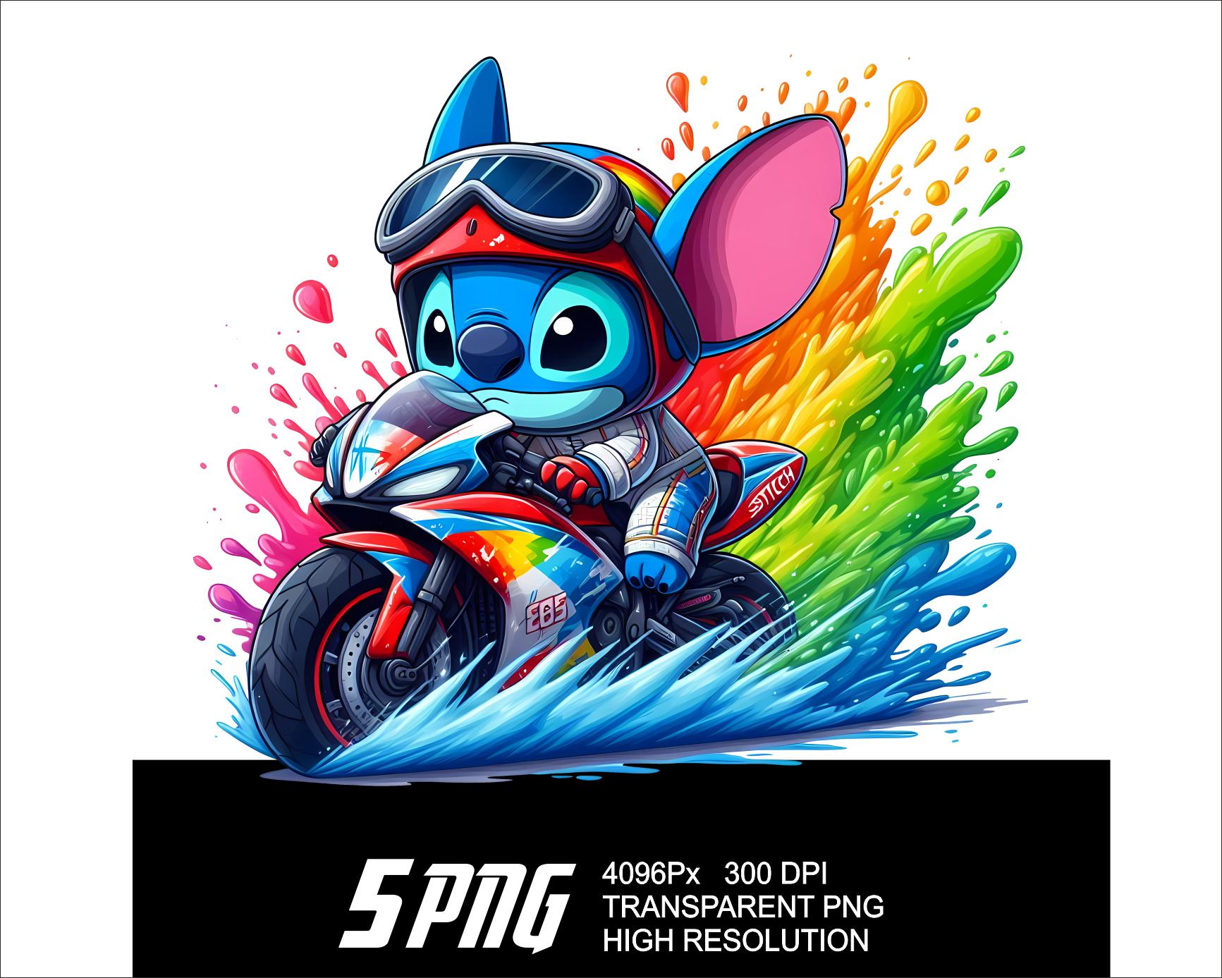 5 PNG Stitch Motorcycle Racer Design Racer Stitch Png High Resolution ...