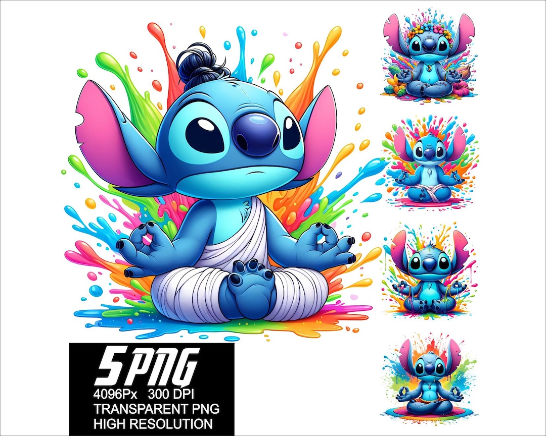 5 PNG Stitch Yoga Design Meditation Stitch Png High Resolution 4096px ...