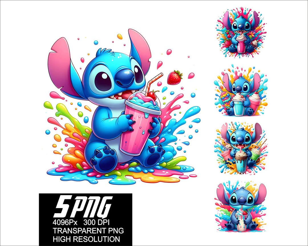 5 PNG Stitch Milkshake Design Milkshake Stitch Png High Resolution ...