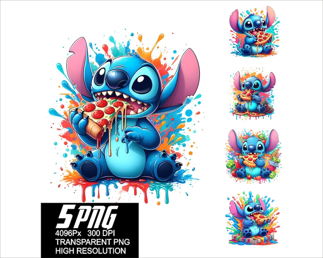 5 PNG Stitch Pizza Design Pizza Stitch Png High Resolution 4096px ...