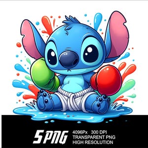 5 PNG Baby Stitch Boxing Design Splash Us Boxer Stitch Png High ...