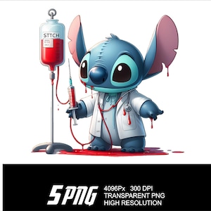 5 PNG Stitch Doctor Design Stitch Png Hohe Auflösung 4096px Designs ...
