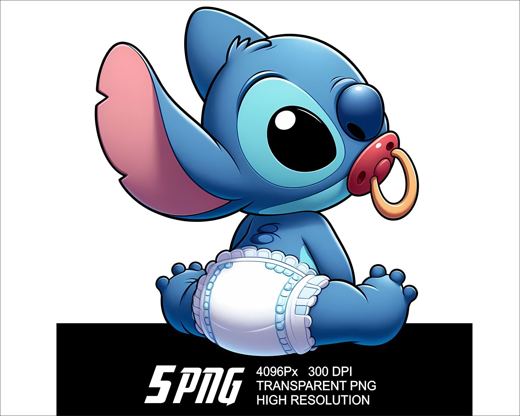 5 PNG Stitch Baby Design Stitch High High Resolution 4096px Designs ...
