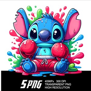 5 PNG Baby Stitch Boxing Design Splash Us Boxer Stitch Png High ...