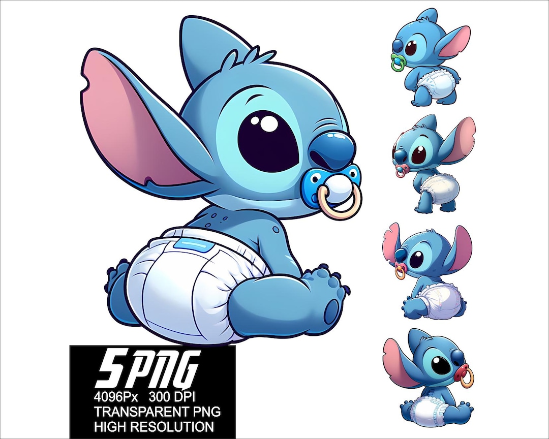 5 PNG Stitch Baby Design Stitch High High Resolution 4096px Designs ...