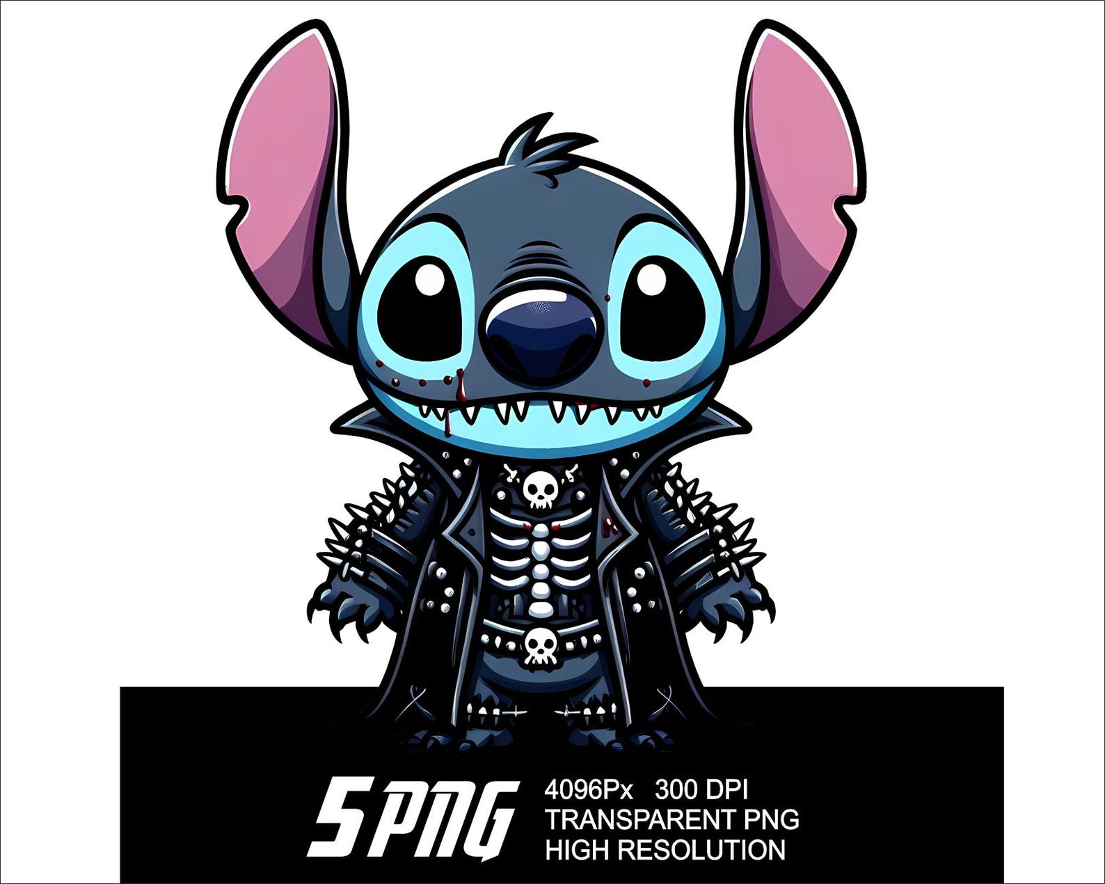5 PNG Stitch Gothic Design Png Gothic Stitch Vampire Png High ...