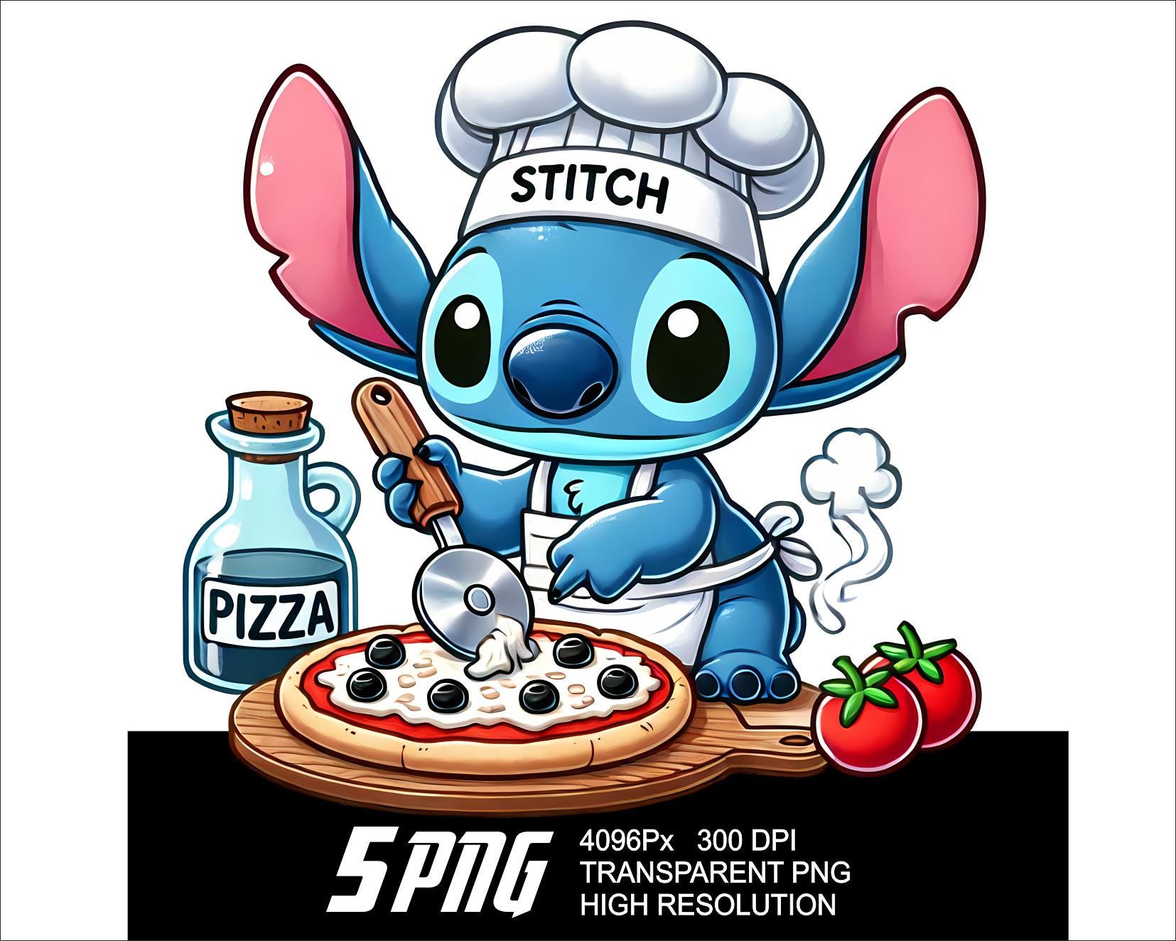 5 PNG Stitch Pizza Chef Design Pizza Stitch Chef Png High Resolution ...