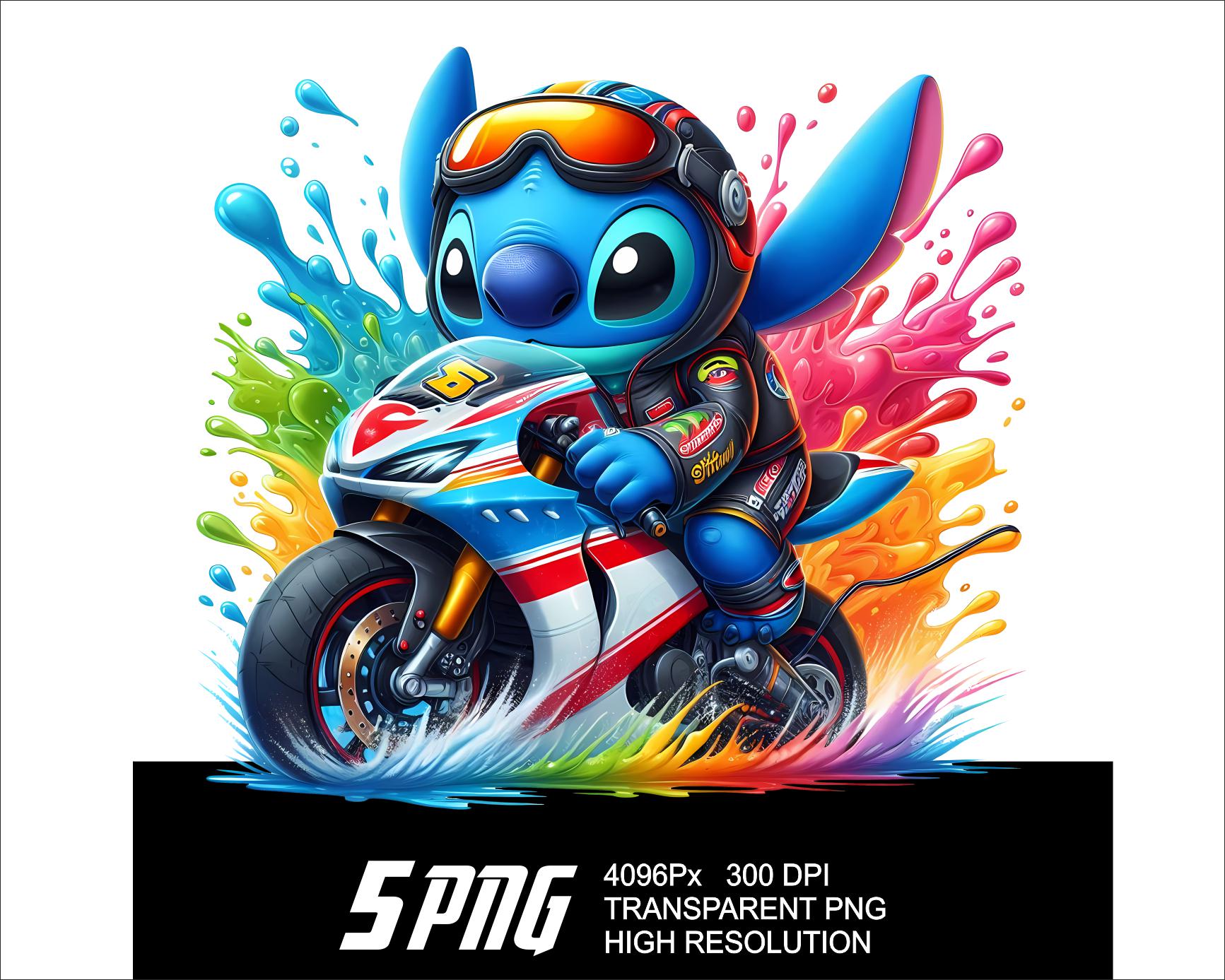 5 PNG Stitch Motorcycle Racer Design Racer Stitch Png High Resolution ...
