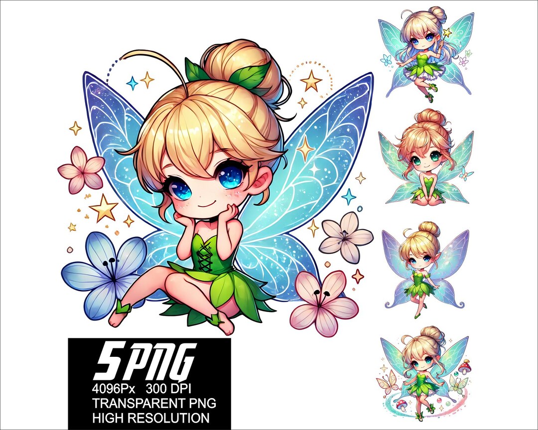 5 PNG Chibi Tinker Fairy Design Fairy PNG High Resolution 4096px ...