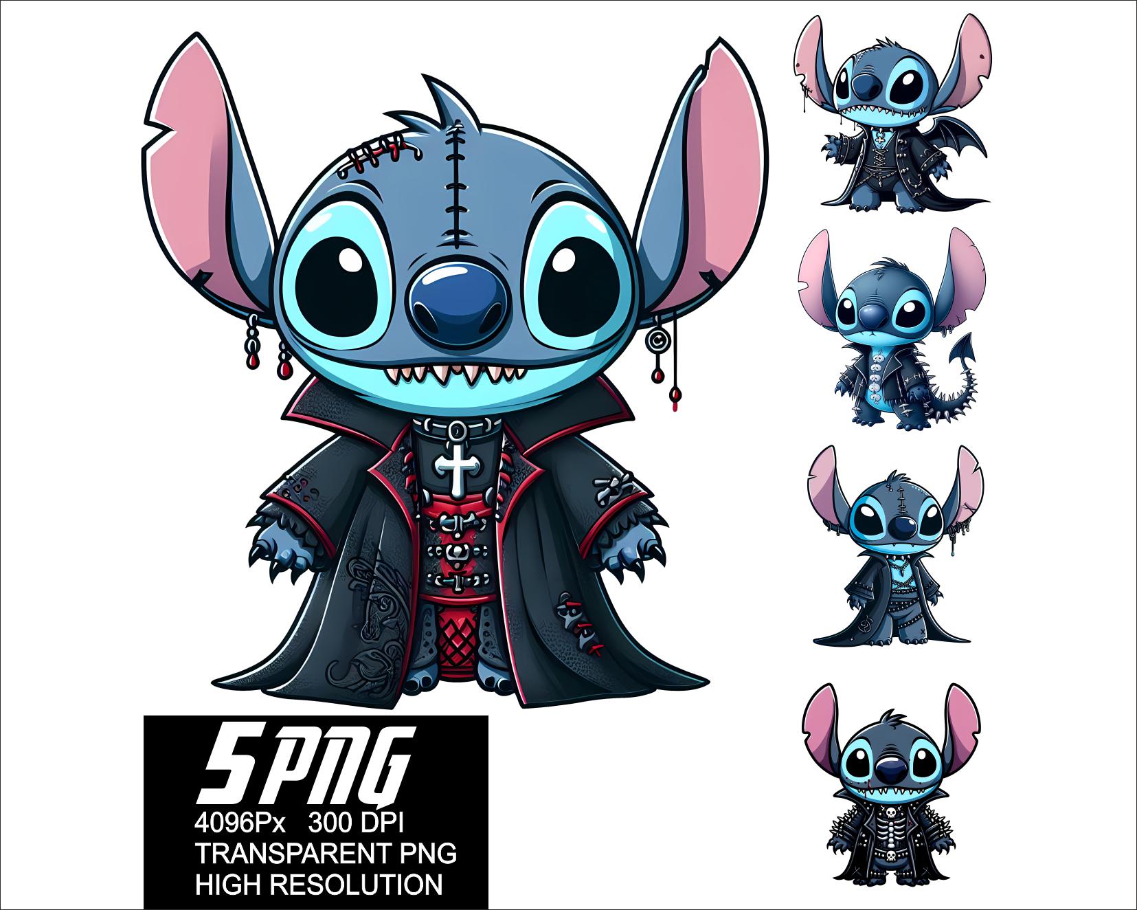5 PNG Stitch Gothic Design Png Gothic Stitch Vampire Png High ...