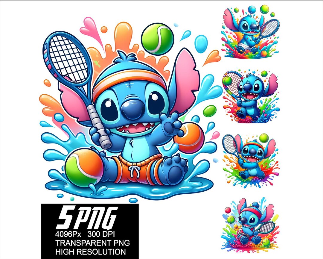 5 PNG Baby Stitch Tennis Design Tennis Stitch Png High Resolution ...
