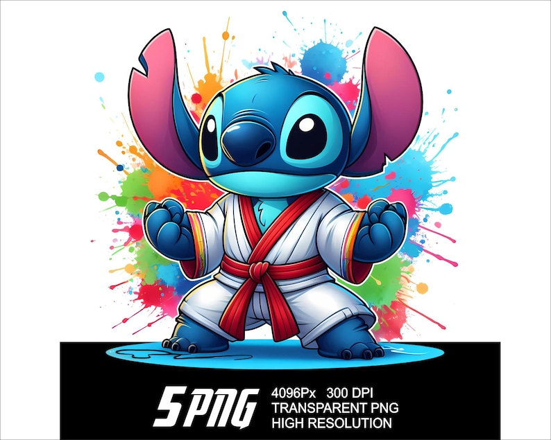 5 PNG Stitch Karate Design Fight Stitch Png High Resolution 4096px ...