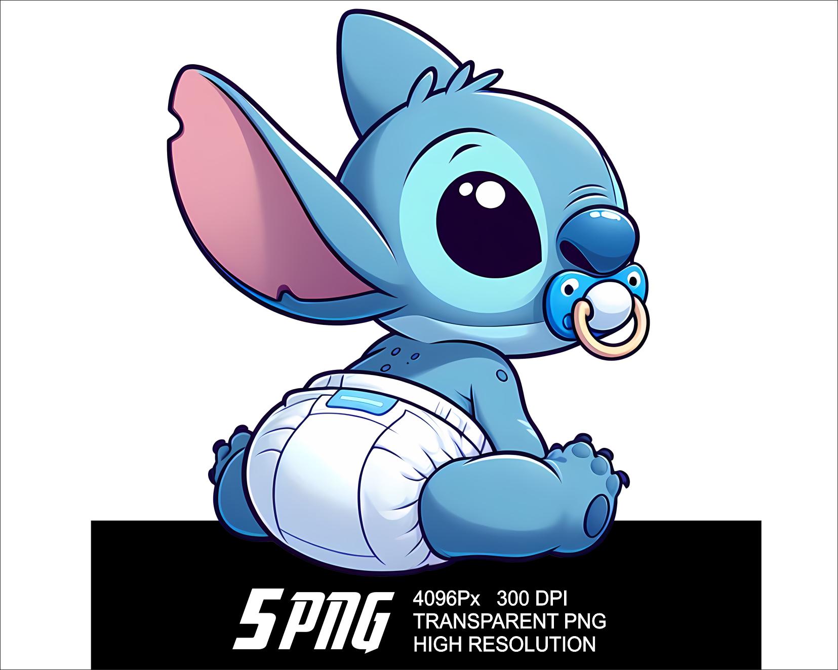 5 PNG Stitch Baby Design Stitch High High Resolution 4096px Designs ...