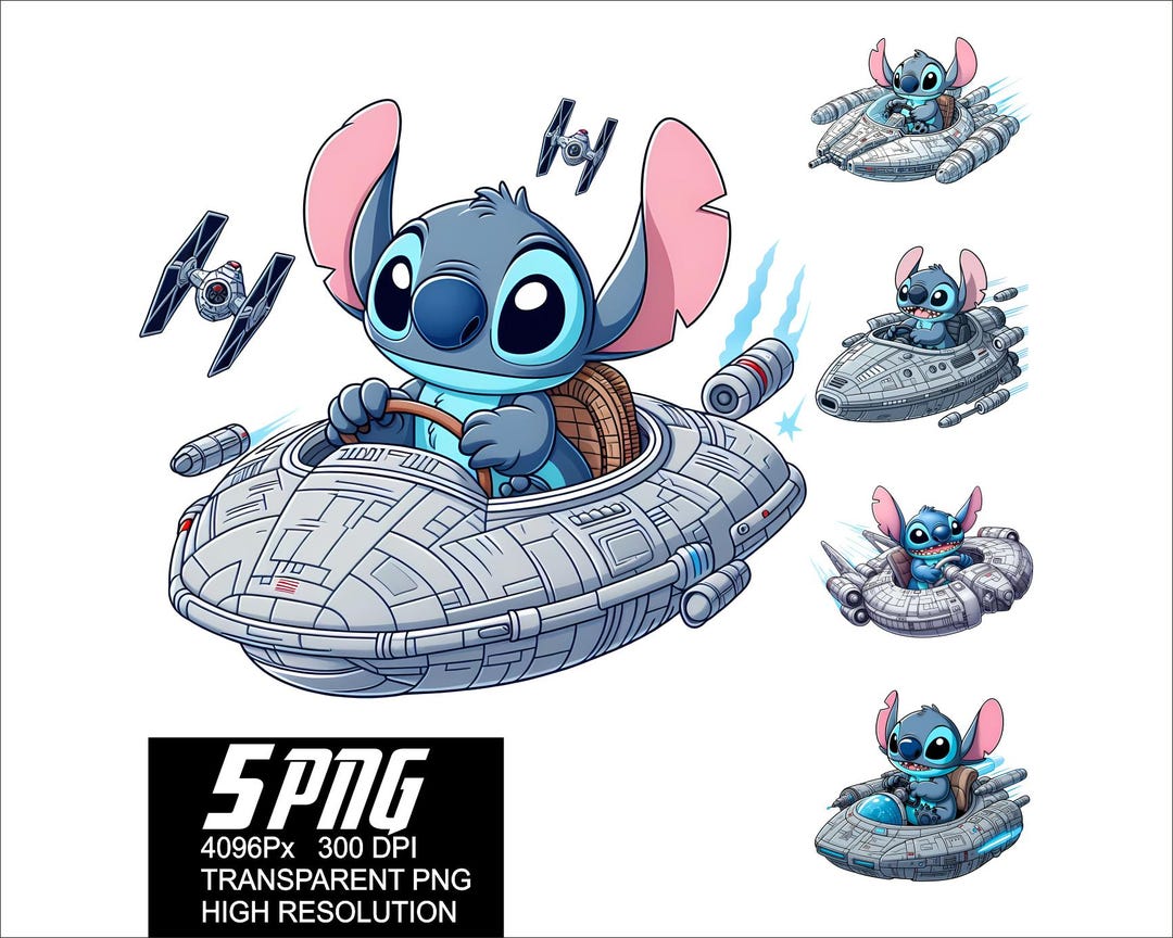 5 PNG Stitch Star Wars Design Star Ship Stitch Png High Resolution ...