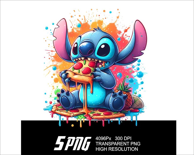 5 PNG Stitch Pizza Design Pizza Stitch Png High Resolution 4096px ...